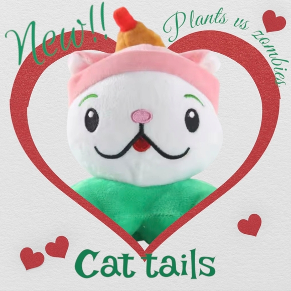 botique | Toys | Plants Vs Zombies Cat Tails Plush | Poshmark
